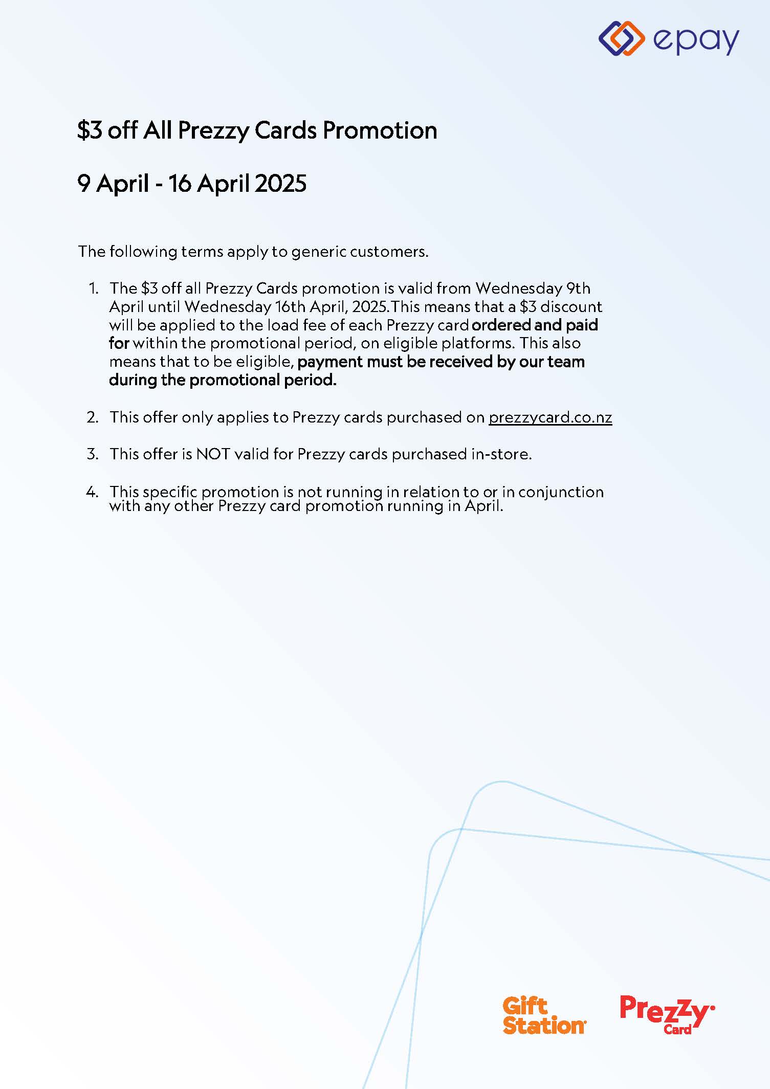 Terms & Conditions | Prezzy card | The perfect gift every time