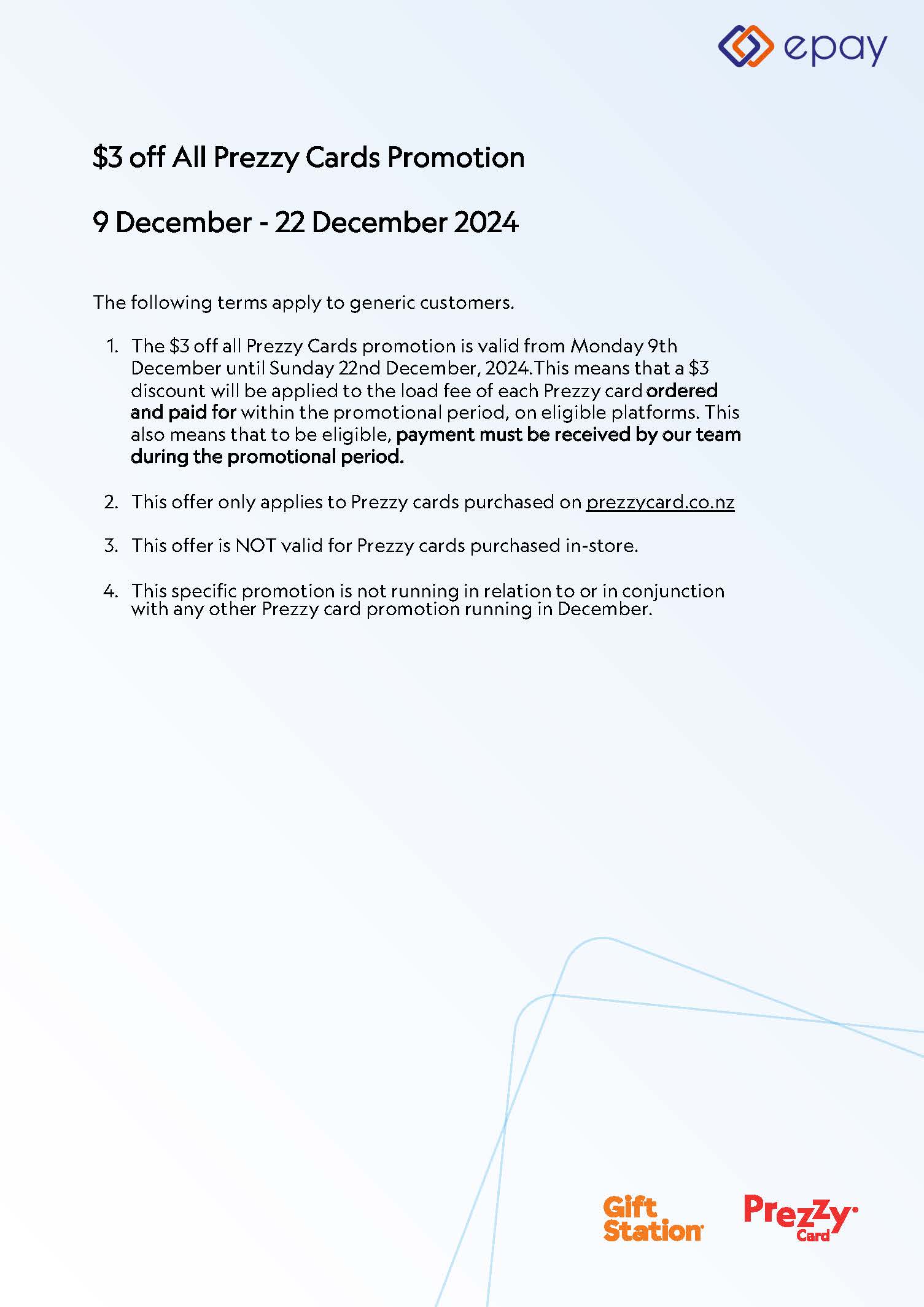 Terms & Conditions | Prezzy card | The perfect gift every time