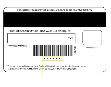 Unlock Your Card in our Web Portal - Get Shopping | Prezzy Card